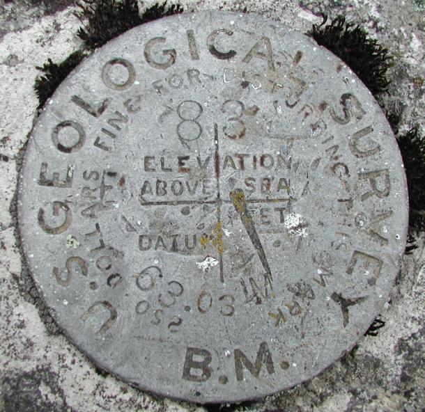 EARLY USGS VERTICAL DATUMS - BENCH MARK PHOTOS